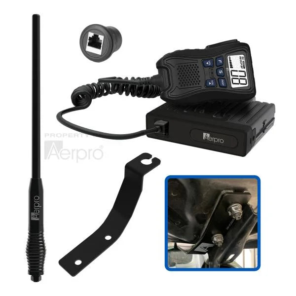 Hideaway 5W UHF CB Radio suit Ford Ranger PX PX2 PX3 2012-2021, Everes ...