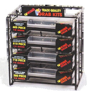 GJ Works 10 Shelf Grab Kit Dispenser (Packaged Products Not Included ...