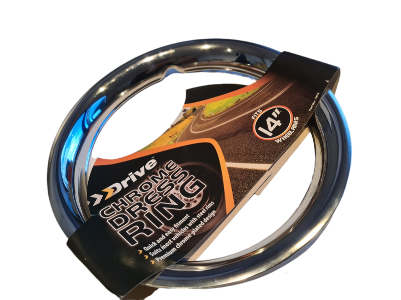 Drive Metal Chrome Ring Suits 14 Inch Wheel Sold Singly 7872 – Motoquipe