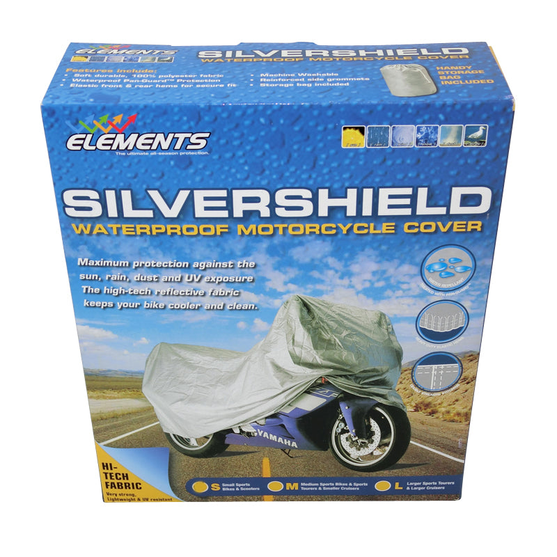 Silvershield Motorcycle Bike Cover 100% Waterproof Small Suit Up To 50 ...