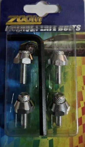 Number Plate Bolt Silver Set BD-331SILVER – Motoquipe
