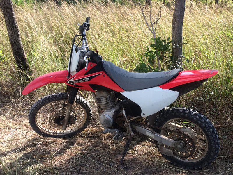 Motorcycle Padded Canvas Seat and Tank Cover Suits Honda XR250L Shroud – Motoquipe