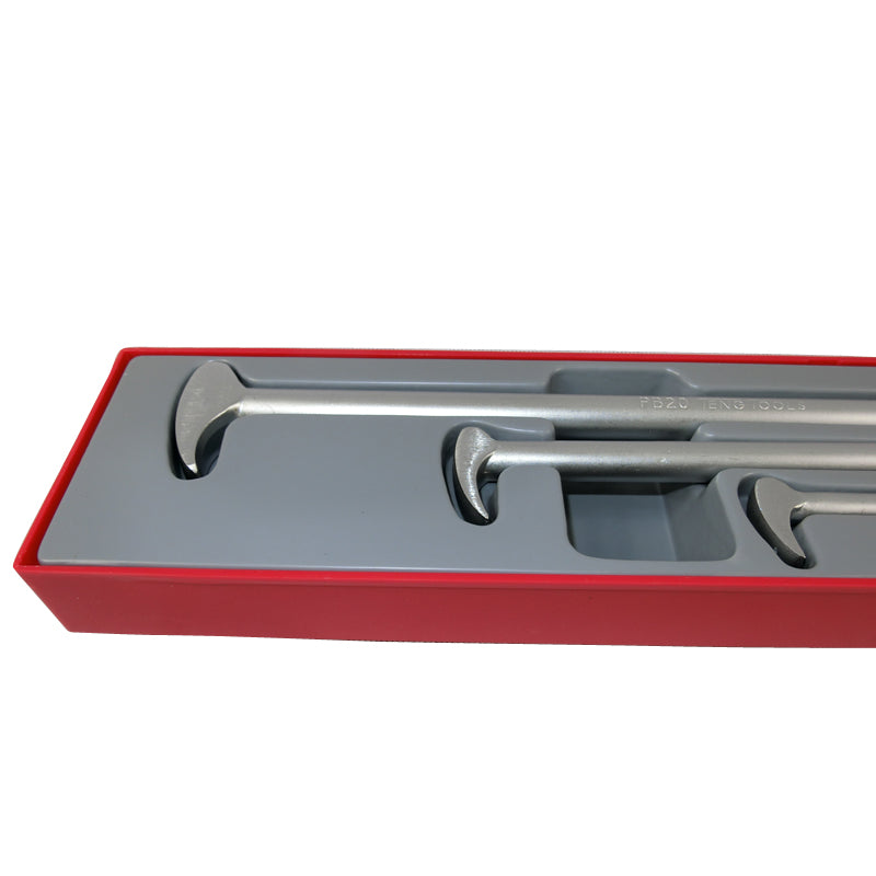 Teng Tools - 3 Piece Roll/Heel Bar Set 12-20 TC-Tray TTXPB3 – Motoquipe